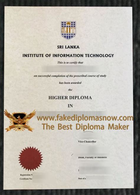 How Much To Get A Fake Sliit Diploma Online