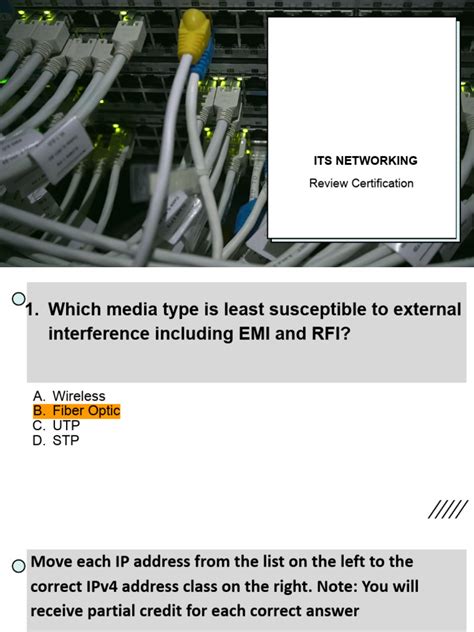 Answer Its Networking Review Pptx 2 1 Pdf Computer Network Ip Address