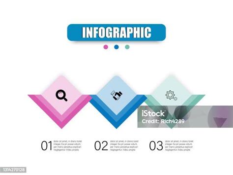 스퀘어 셰이프 비즈니스 인포그래픽 프레젠테이션 템플릿 3 옵션 개념 계획 인포그래픽 벡터 디자인 스퀘어는 세 단계로 제시합니다