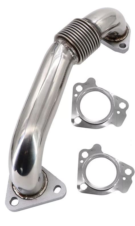 Bolt On Passenger Side Up Pipe For 2001 2004 Lb7 Chevy Gmc 6 6l Duramax Ncb Diesel
