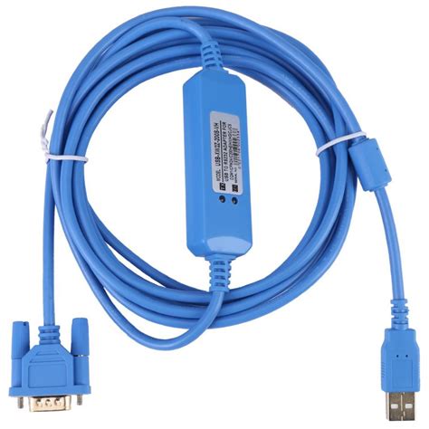 1pc 3meter Blue Plc Programming Adapter Cable For Grandado