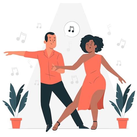 Free Vector Salsa Music Concept Illustration Flat Illustration