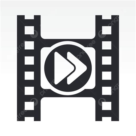 Vector Illustration Of Single Isolated Player Icon Button Forward Skip