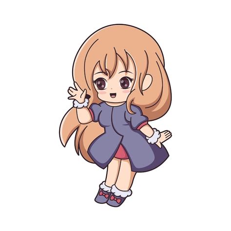Premium Vector Chibi Anime Character Design Illustration