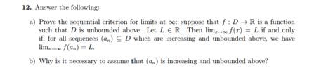 solved 12 answer the following a prove the sequential