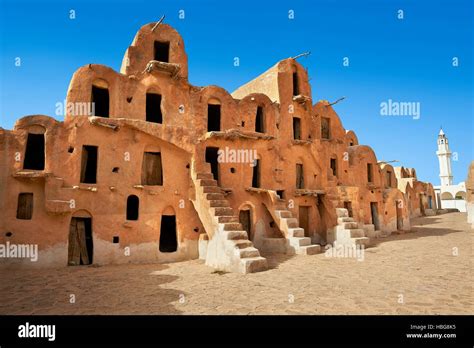 Ksar Ouled Soltane Fortified Granary Near Tataouine Northern Sahara