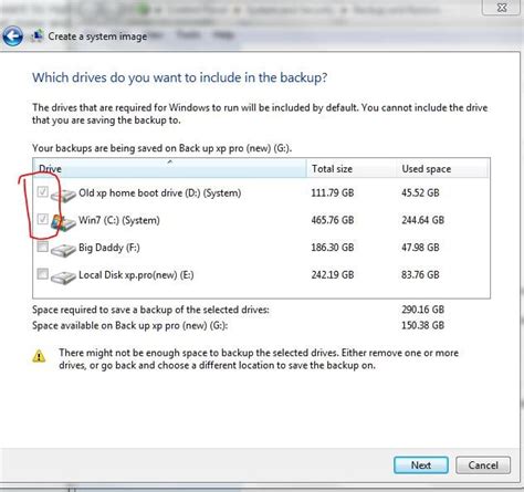 Win Backup Not Allowing Choice Of HD To Image On Dual Boot System Windows Forums