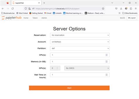 Accessing Picotte Using Jupyterhub — University Research Computing Facility Workshops