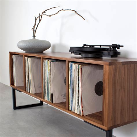 Record Player Stand And Storage Atlg