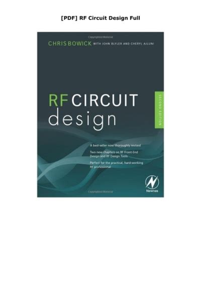 [pdf] Rf Circuit Design Full