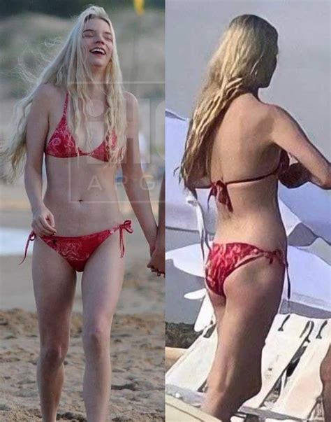 Anya Taylor Joy At The Beach In Uruguay