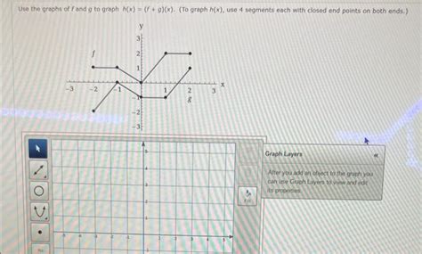 solved use the graphs of f and g to graph h x f g x to