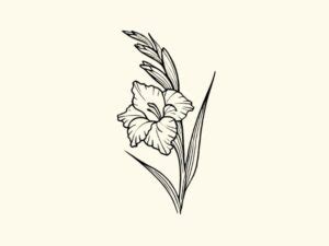 Gladiolus Tattoo Meaning Strength Resilience And Loyalty