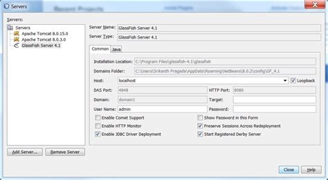 How To Change Port Number Of GlassFish Server 4 1