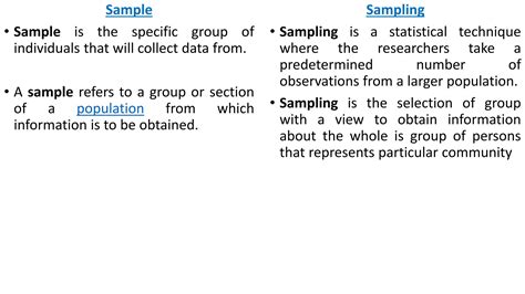 Sampling Methods Andtypes And Techniques And Examplespptx