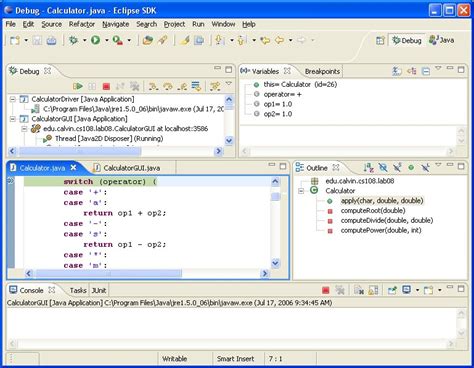 Processing Java Eclipse Java Debugger