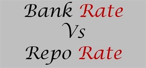 Difference Between Bank Rate And Repo Rate With Comparison Chart Key Differences