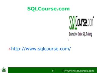 Oracle Sql Self Study Ppt