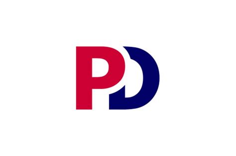 Pd Logo Design Illustrator Templates ~ Creative Market