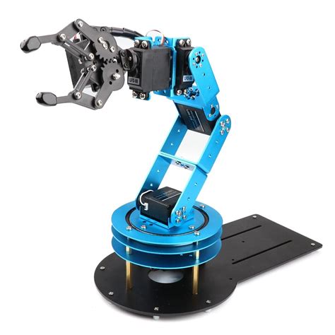 Lobot Learm 6dof Smart Rc Robot Arm Kit Open Source With Servos For Stm32 51 Single Chip Nano