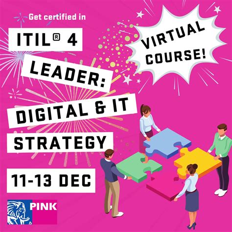 Learn Digital Skills With Itil® 4 Course Pink Elephant Emea Posted On