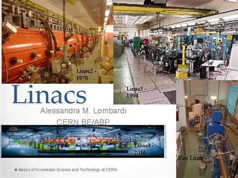 Linac 2 1978 Linacs Linac 3 1994 Alessandra