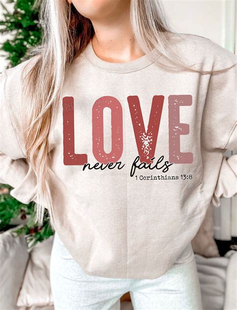 Love Never Fails Svg Bible Verse Svg Scripture Svg Funny Inspire