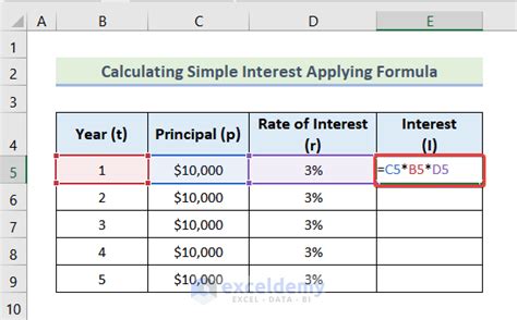 How To Calculate Simple Interest And Compound Interest In Excel 2 Ways