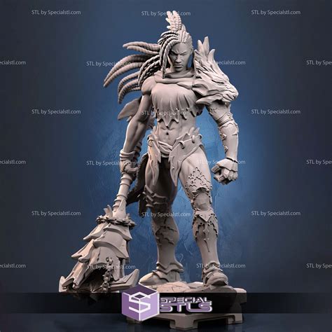 Tina The Amazon V2 Stl Miniatures Specialstl