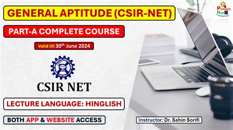 general aptitude csir net examination
