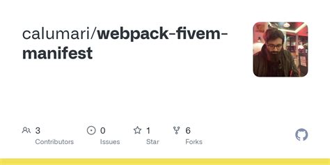 Github Calumariwebpack Fivem Manifest