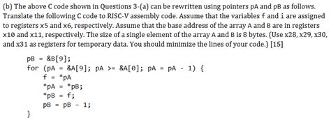 Solved 3 Answer For The Following Questions A Translate