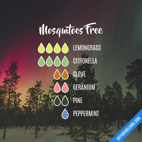Mosquitoes Free Essential Oil Diffuser Blends
