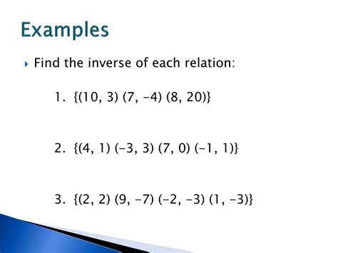 Ppt 6 2 Inverse Functions And Relations Powerpoint Presentation Id