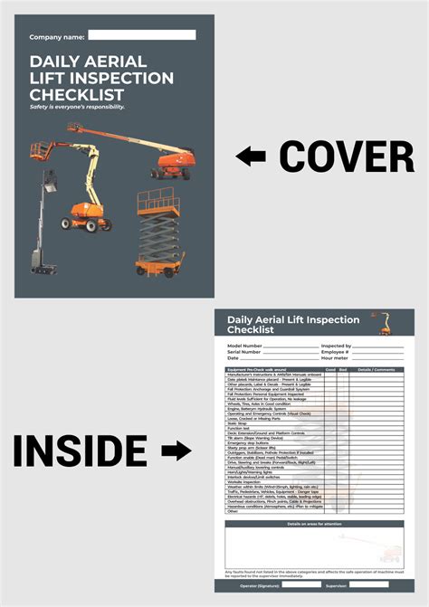 Checklist For Boom Lift at Mary Tylor blog