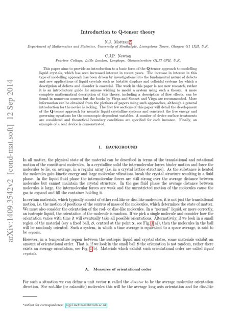 introduction to q tensor theory pdf liquid crystal permittivity