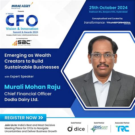 Transformance Forums On Linkedin We Welcome Murali Mohan Raju Chief Financial Officer At Dodla
