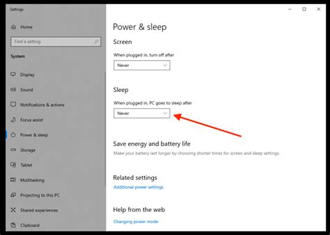 Disabling Sleep Mode On Windows Sorted Solution
