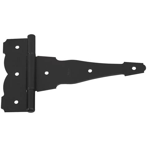Reversible T Hinges Decorative Black 4 To 8 Inches 2 Pack