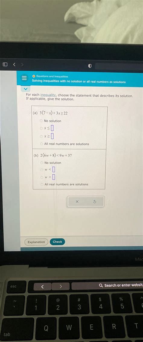 Solved Equations And InequalitiesSolving Inequalities With Chegg