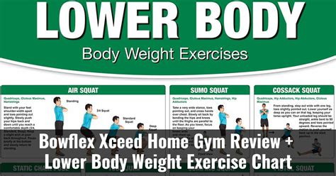 Bowflex Pr3000 Home Gym Review Strength Training For The Legs Chart