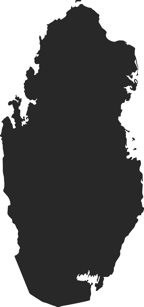 Country Map Qatar 37798037 Png
