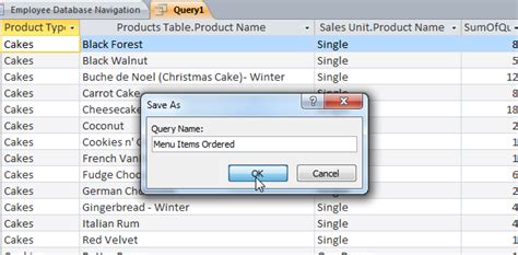 Access 2010 More Query Design Options