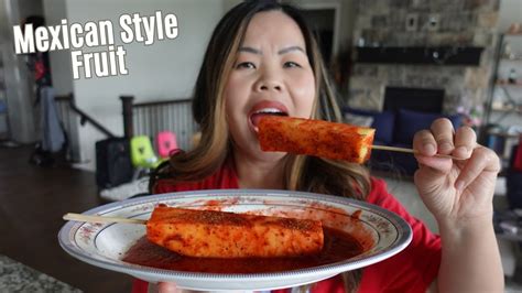 Pineapple With Chamoy And Tajin ~ Mexican Style Fruit Youtube