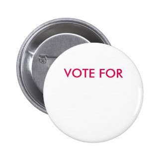 Voting Buttons Pins Zazzle