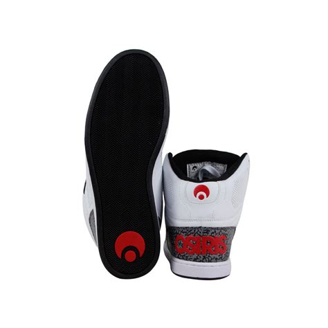 Osiris Nyc 83 Classic 1343 2401 Mens White Leather Mid Top Skate Sneak