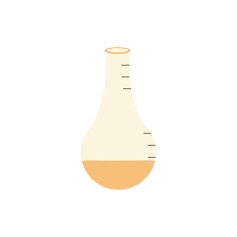 Flask For Chemical Reactions Vector Hand Drawn 22148453 Vector Art At
