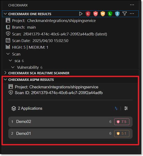 Using The Checkmarx Vs Code Extension Checkmarx One Results Using The Checkmarx Vs Code Extension Checkmarx One Results