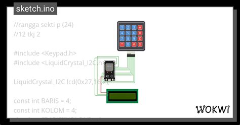 Keypad Wokwi Esp32 Stm32 Arduino Simulator