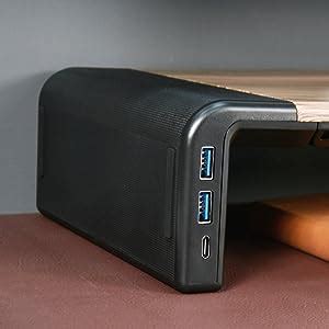 Stylish Foldable Monitor Stand With USB Hub